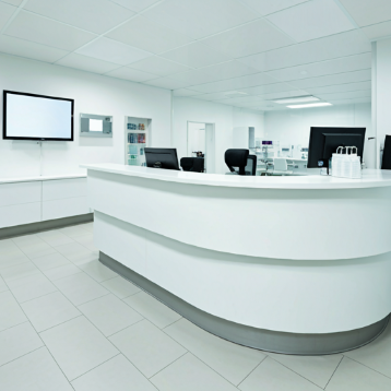 Reception desk - Interior Design Services