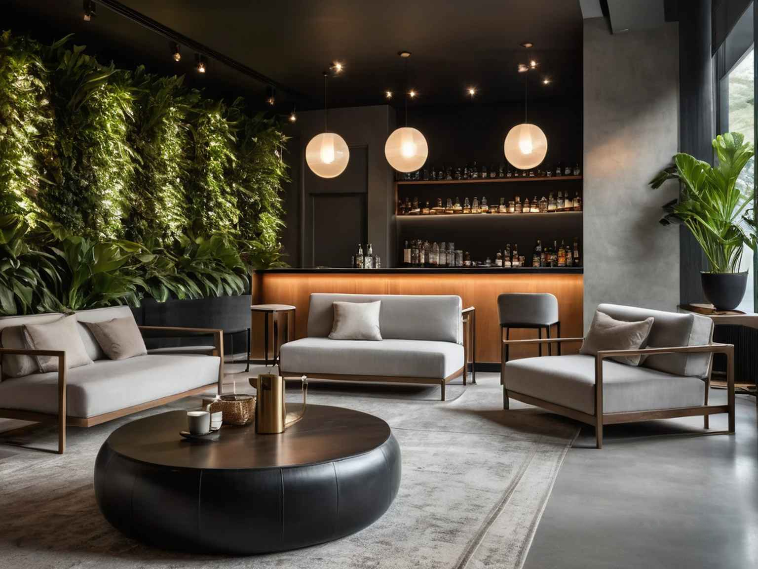 Lounge bar interior design - Interior Design Services