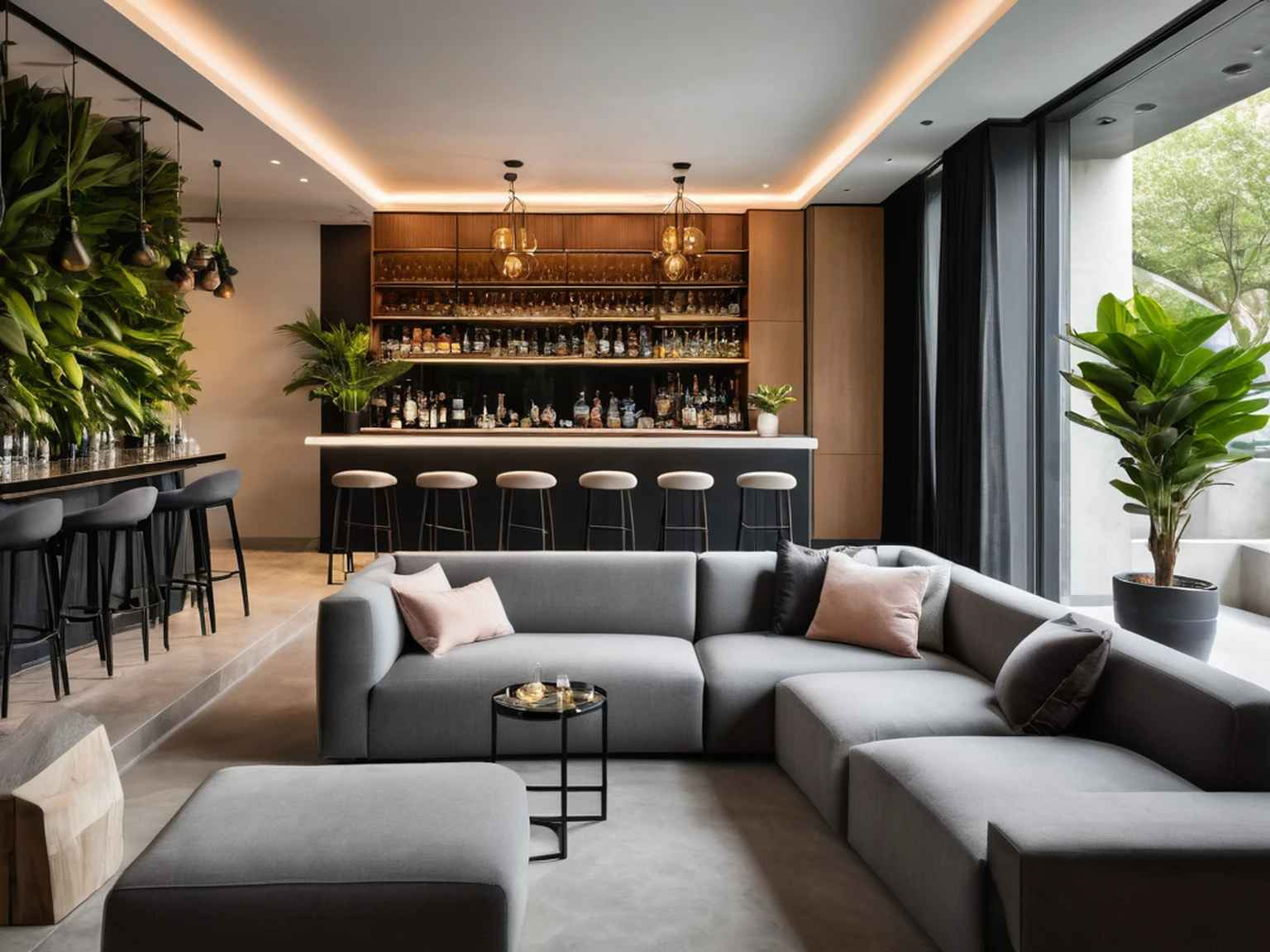 Lounge bar interior design - Interior Design Services