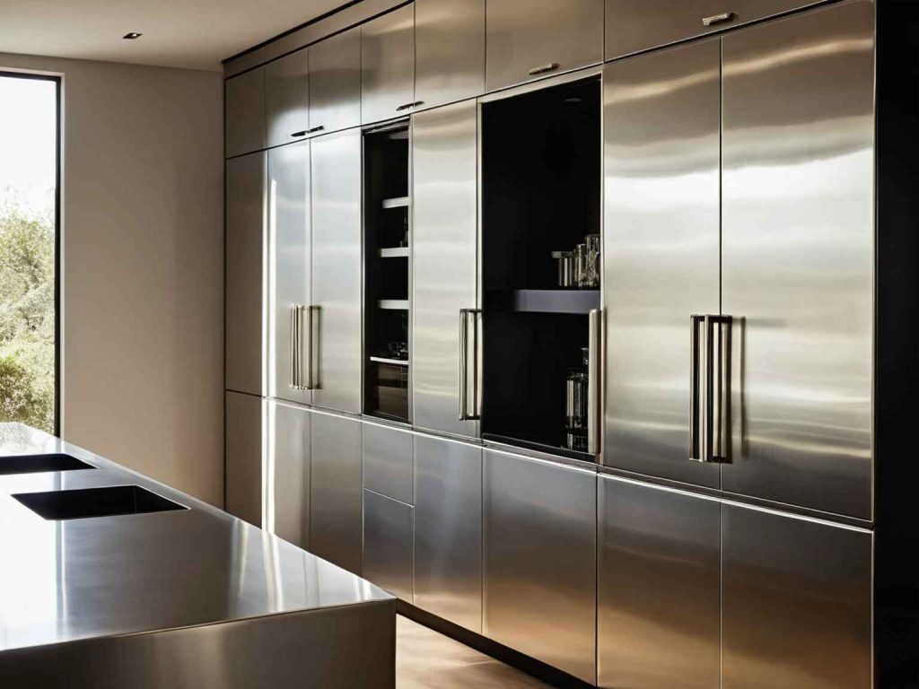 Stainless steel cabinetry - Interior Design Services