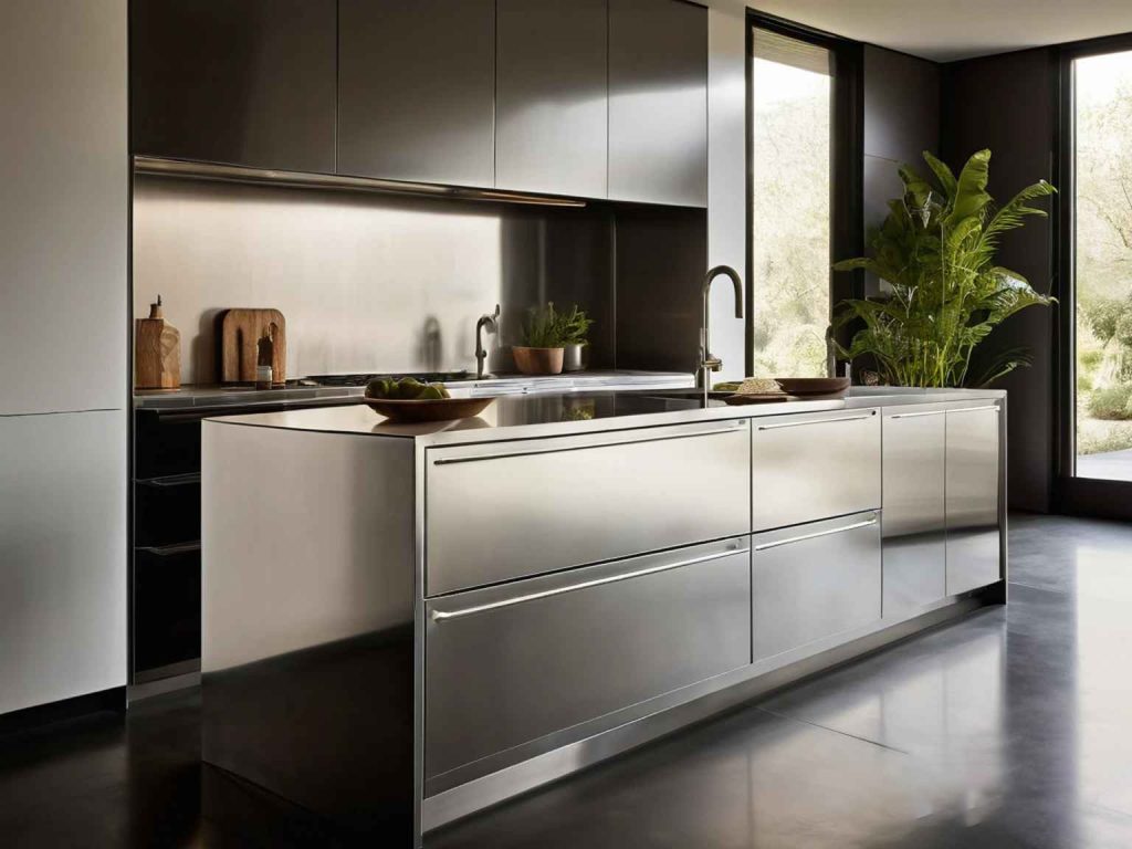 Stainless-steel kitchen - Interior Design Services