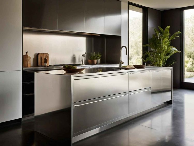 Stainless-steel kitchen - Interior Design Services