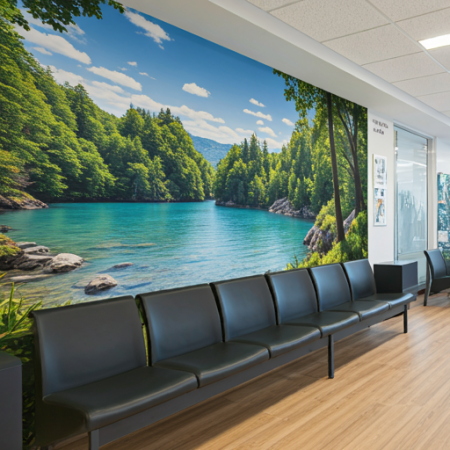 Clinic wallpaper murals - Interior Design Services