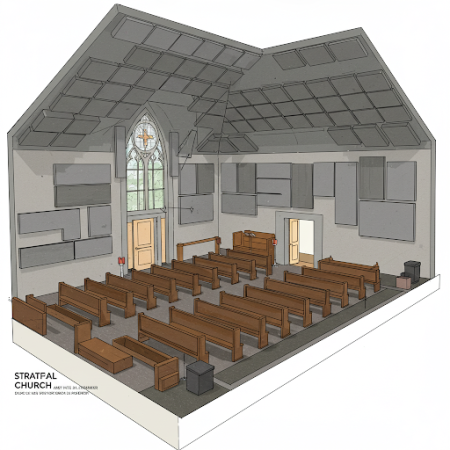 Church soundproofing strategies - Interior Design Services
