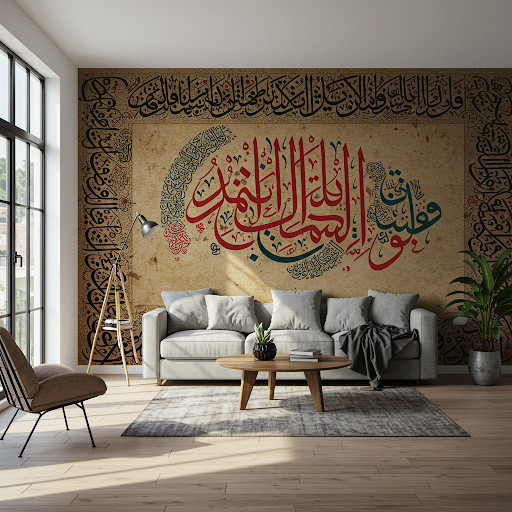 Islamic wallpaper murals - Interior Design Services