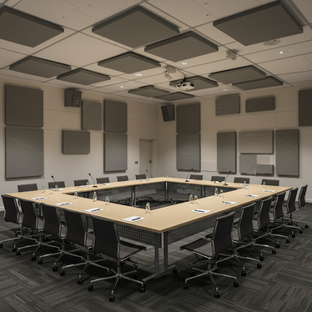 Acoustic feedback in Conference - Interior Design Services