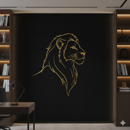 Black Lion King Wallpaper - Interior Design Services